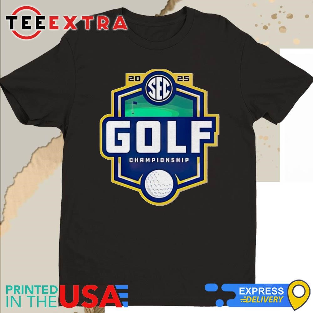 Official Southeastern Conference 2025 Sec Golf Championship Logo Shirt