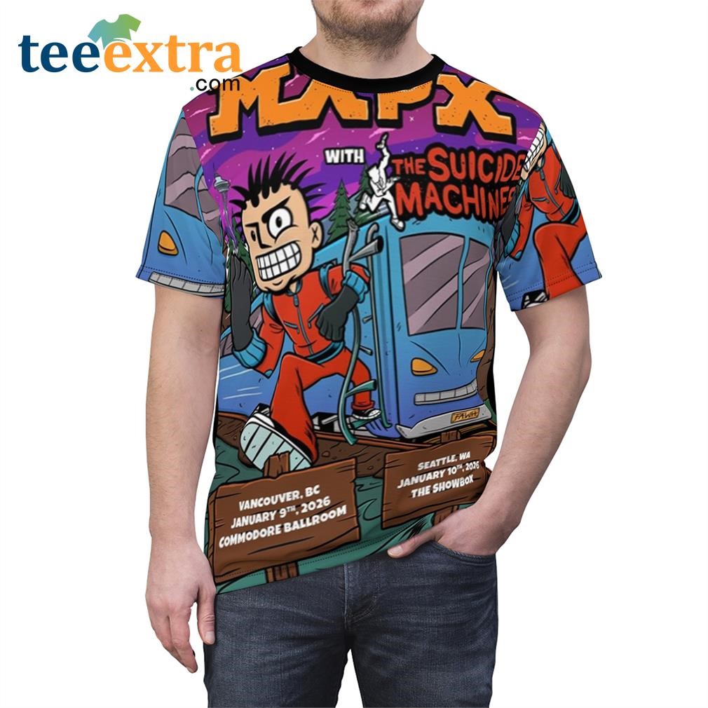 MXPX January 9 2026 Vancouver BC AOP Shirt, hoodie, sweater, long ...